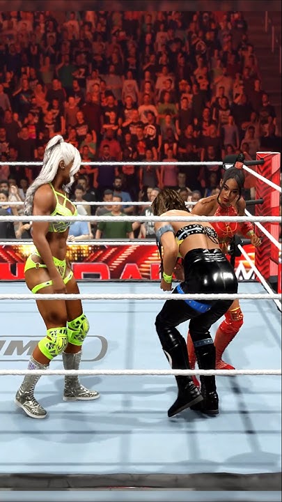 💥 LIV MORGAN & RAQUEL RODRIGUEZ vs JADE CARGILL & BIANCA BELAIR 💥 WWE 2K25 #shorts #wwe #wwe2k25 ...