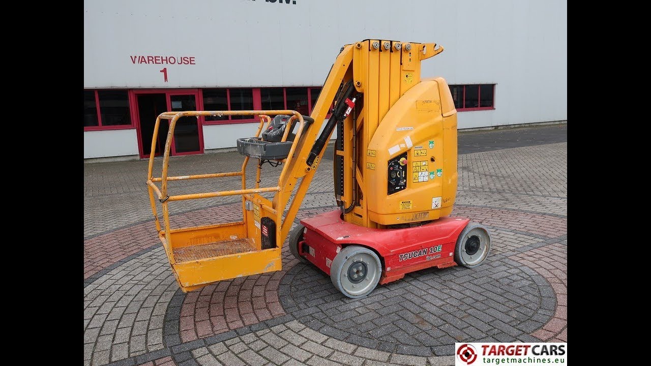 777113 JLG TOUCAN 10E ELECTRIC VERTICAL MAST WORK LIFT W/JIB 1010CM ...