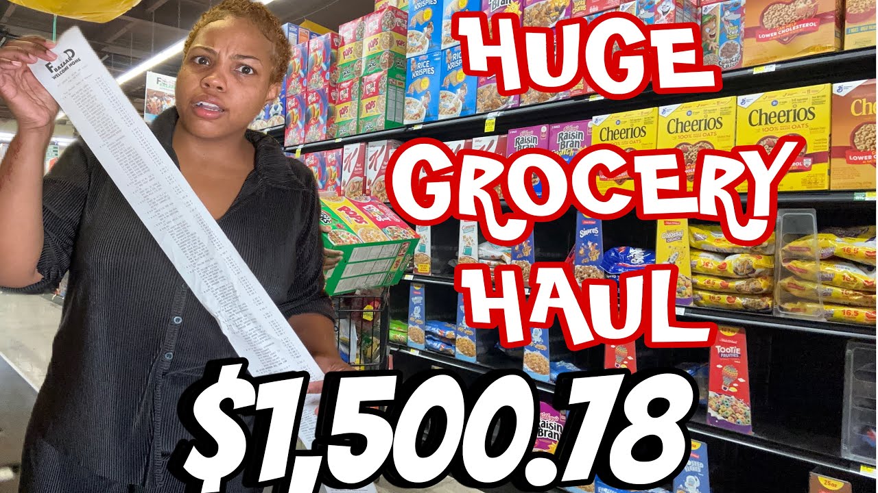 DAY 13: HUGE GROCERY HAUL FOR MY LARGE FAMILY - YouTube