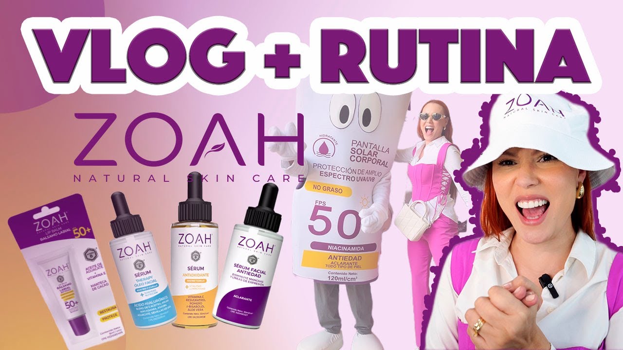 VLOG + RUTINA de NOCHE con ZOAH | Skin care | @barbierojas ...