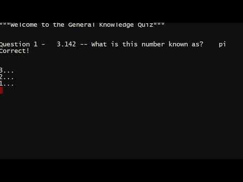 Python Challenge 8 - Multiple Choice Quiz - YouTube