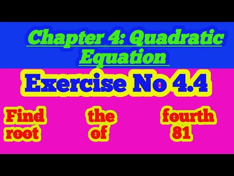 Find the fourth root of 81 - YouTube