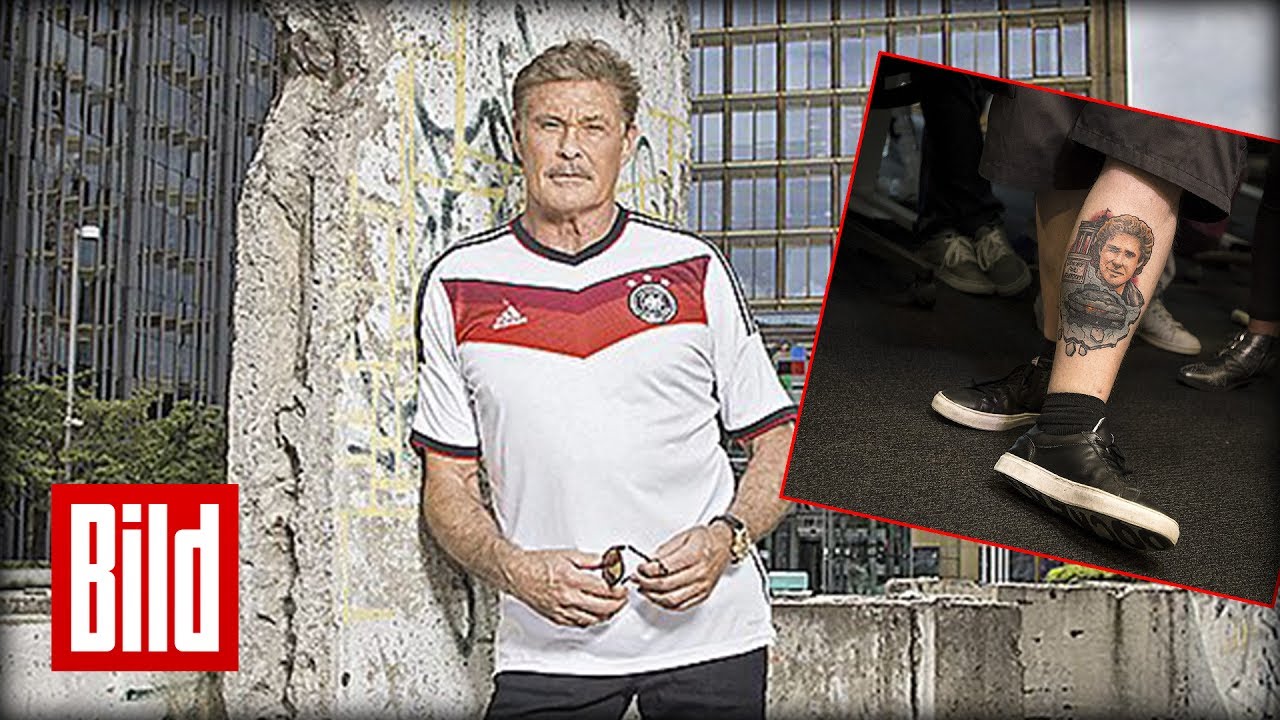 David Hasselhoff - Das verrückte-Tattoo eines Fans und wie er darauf ...