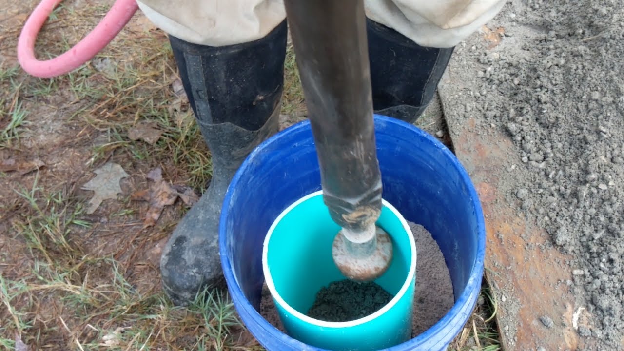 Rammed Earth Strength Test Sample - Natural Building - YouTube