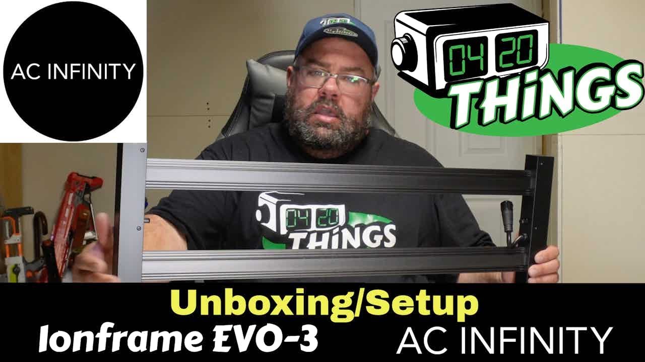 AC Infinity Ion Frame Evo 3 Light Unboxing - YouTube