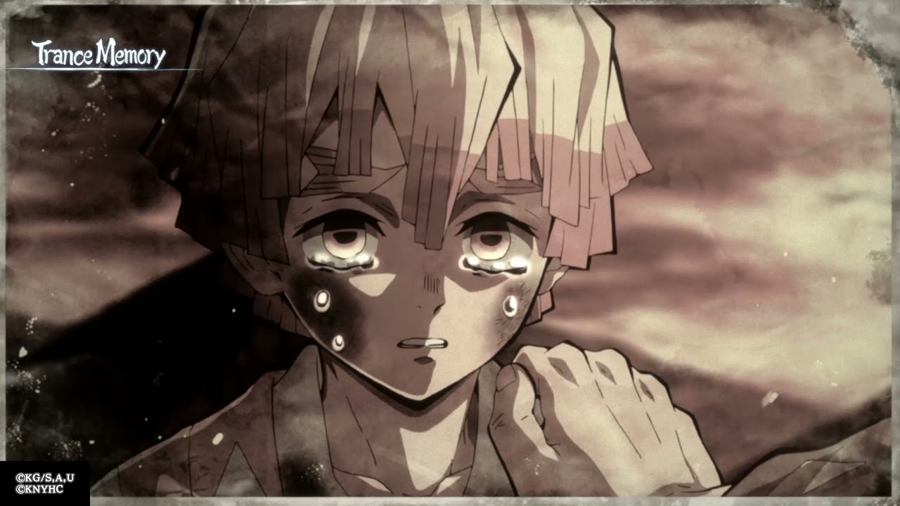 Zenitsu screams at dead demon - YouTube