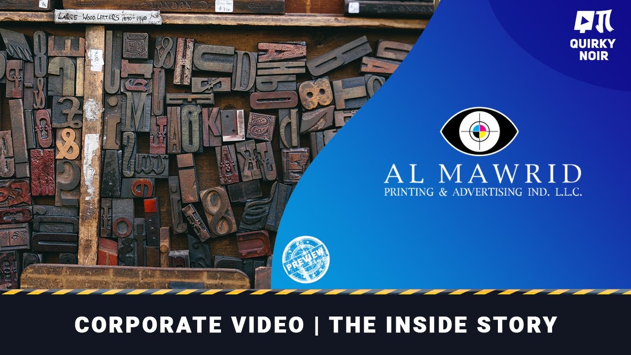 Al Mawrid Printing & Advertising | Corporate Video | The Inside Story ...