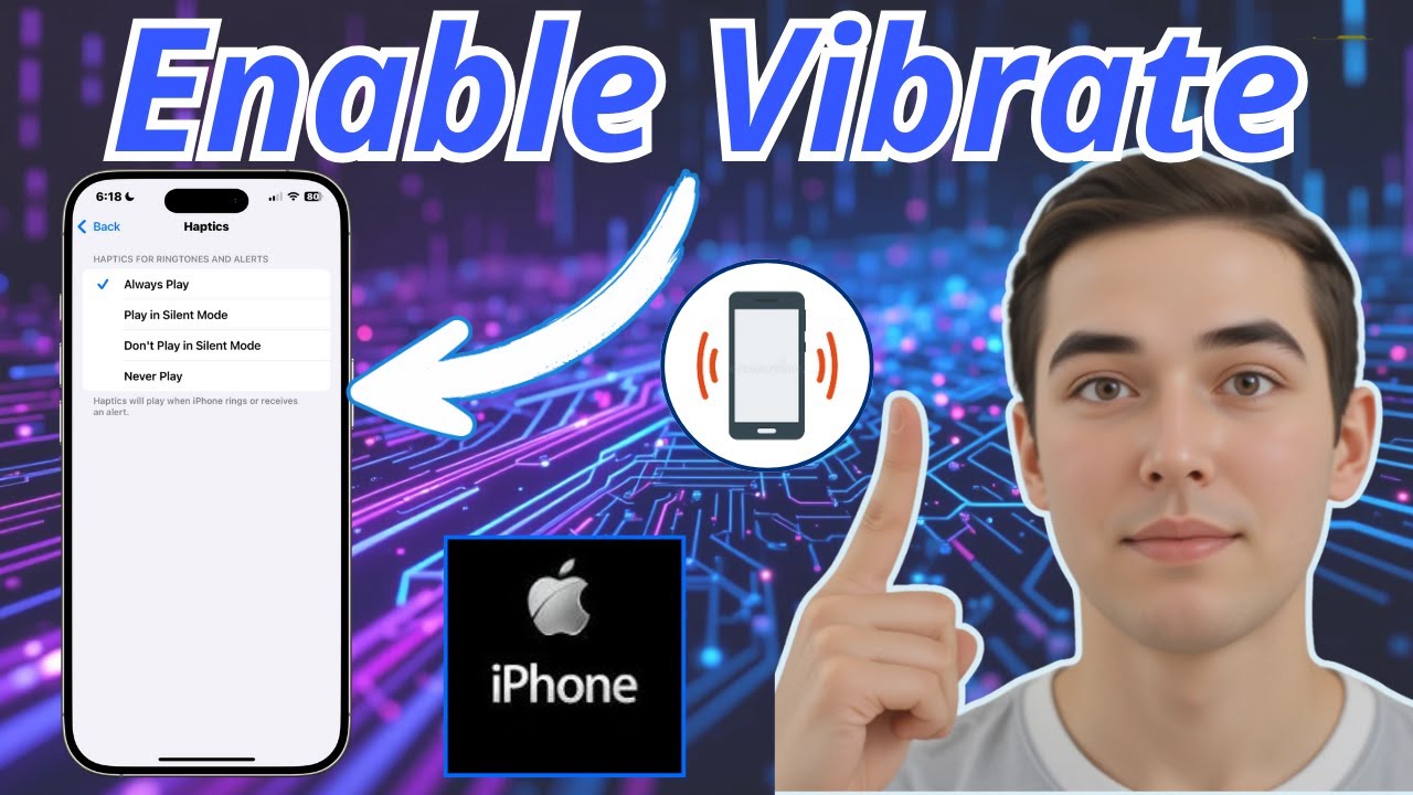 How To Turn On Vibrate On iPhone 12 - Full Tutorial - YouTube