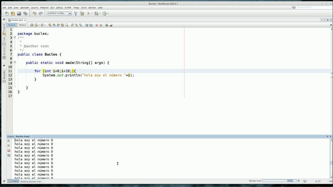 como hacer un bucle for - while en java - Netbeans - YouTube