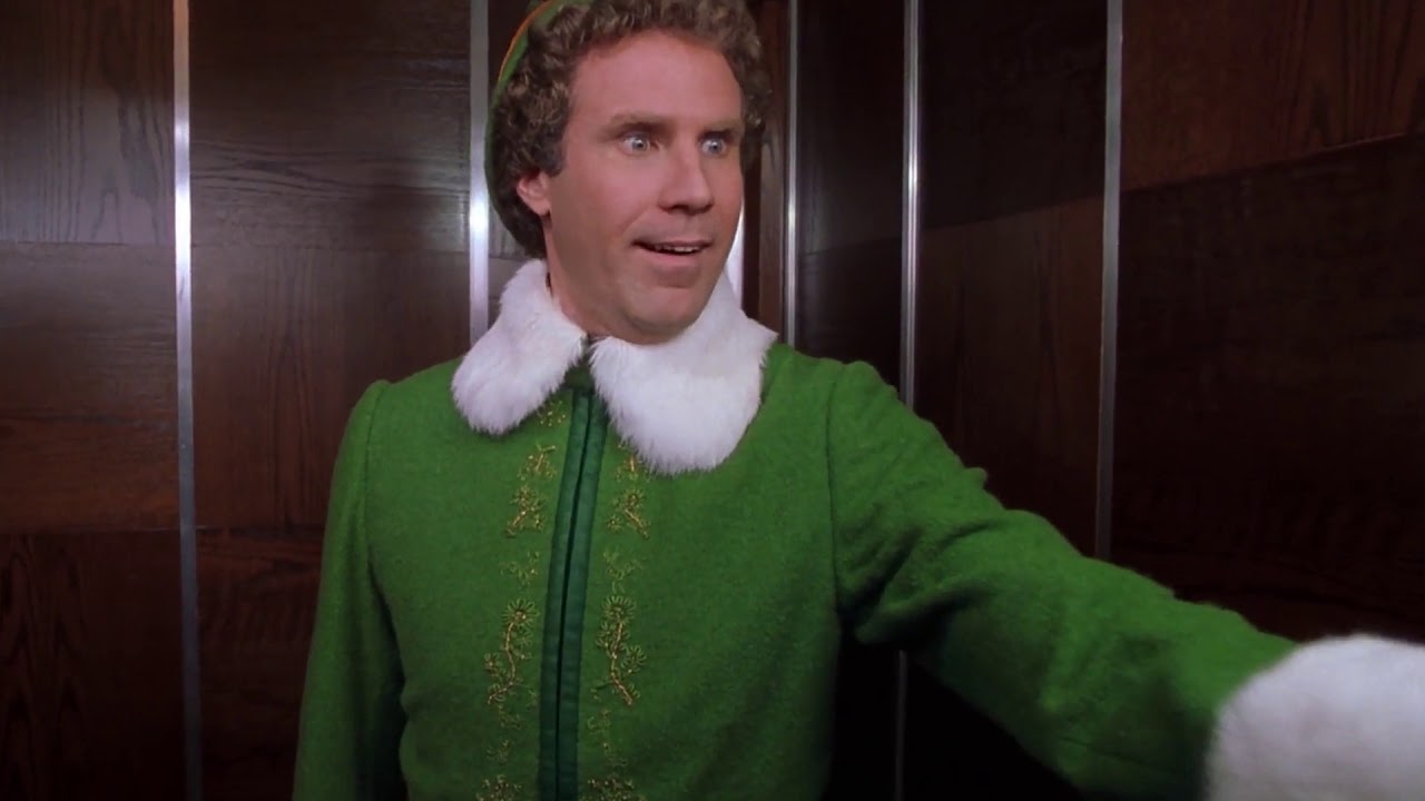 Elf elevator scene in an alternate universe - YouTube