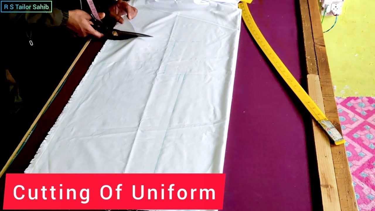 How To Cut Uniform | R S Tailor Sahib - YouTube