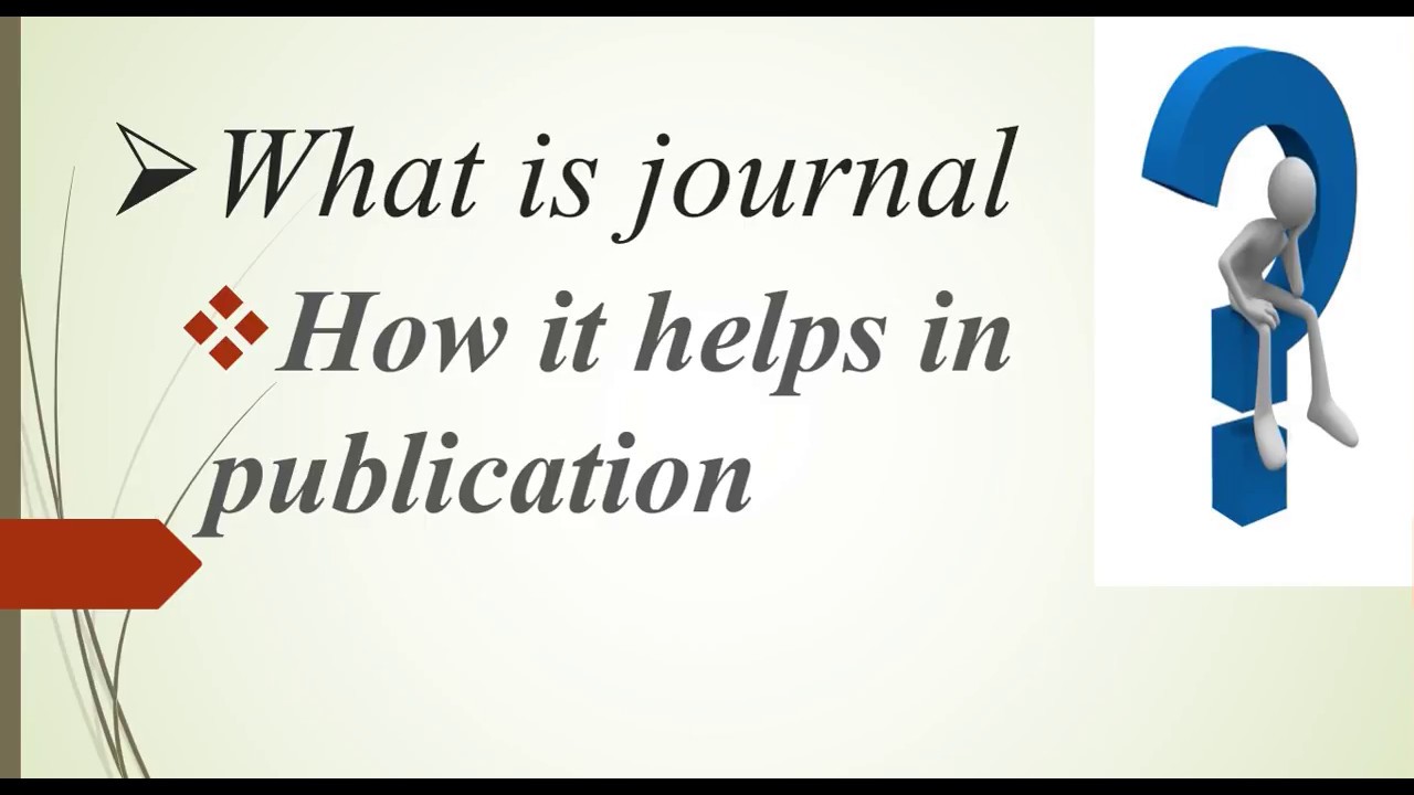 what is a journal and types of journals part 2 - YouTube
