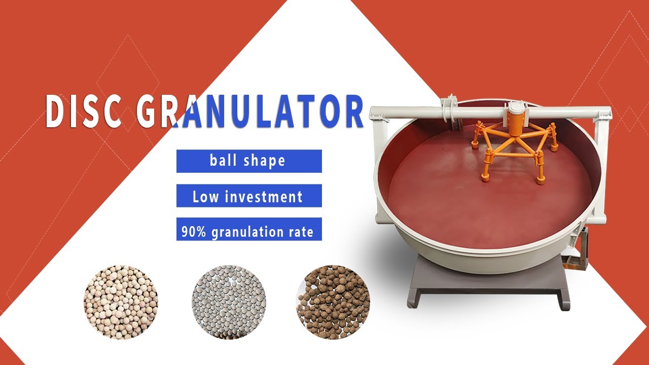 Disc granulator machine - YouTube