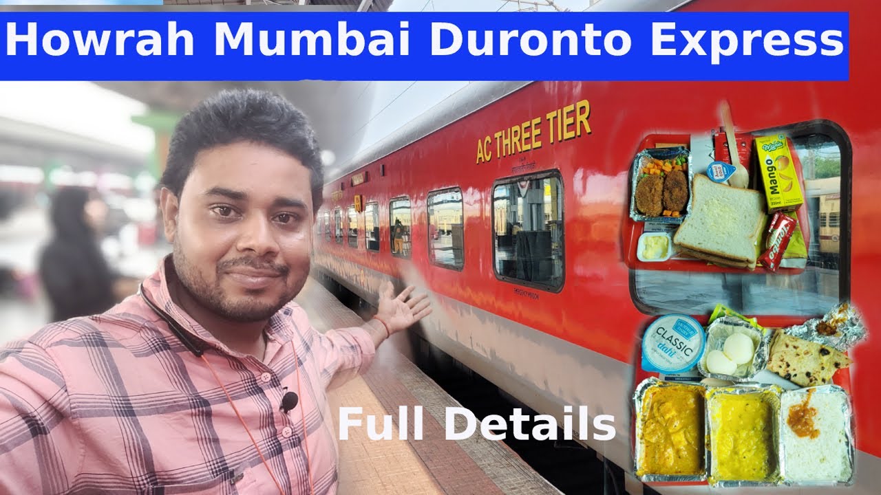 Howrah mumbai duronto express | Duronto express Journey | Duronto Food ...