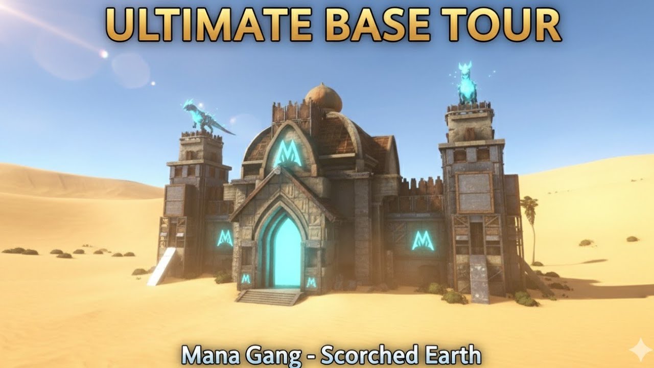 Ultimate Mana Gang Base Walkthrough - Ark Survival Evolved (scortch ...