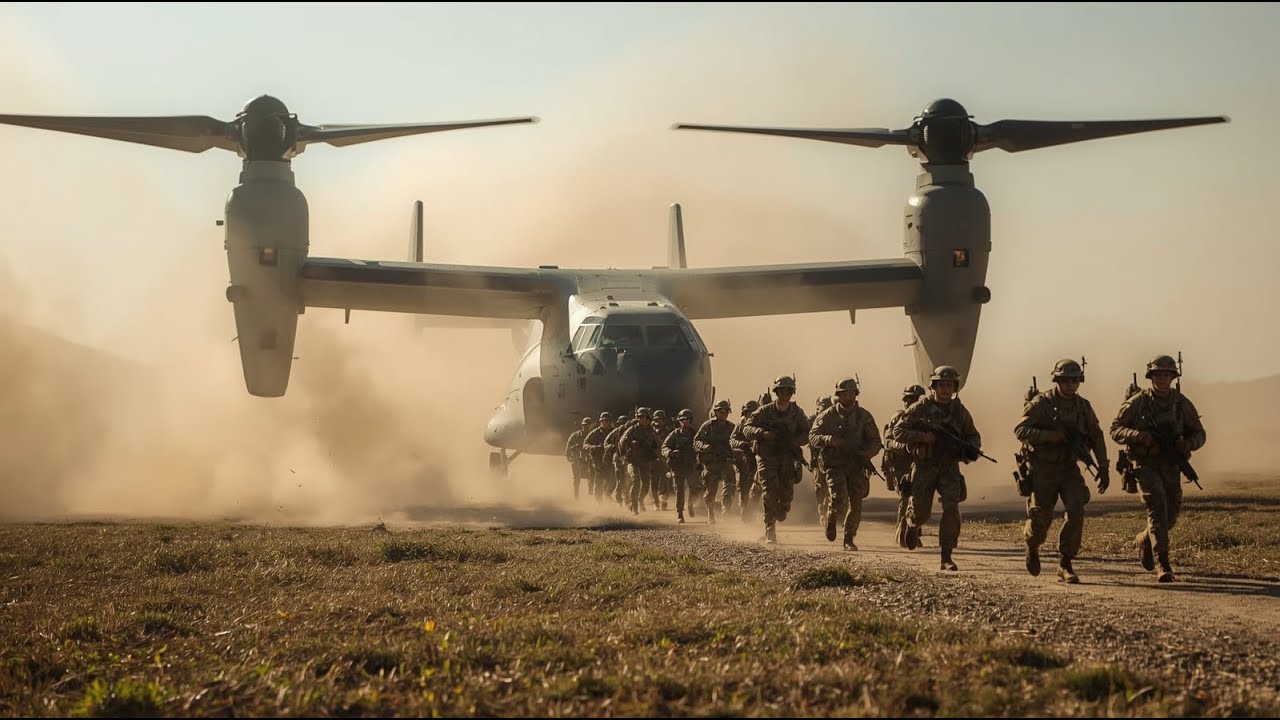 Hot Landings, Fast Raids—Marines Take the MV-22 Osprey to the Limit‼️ ...
