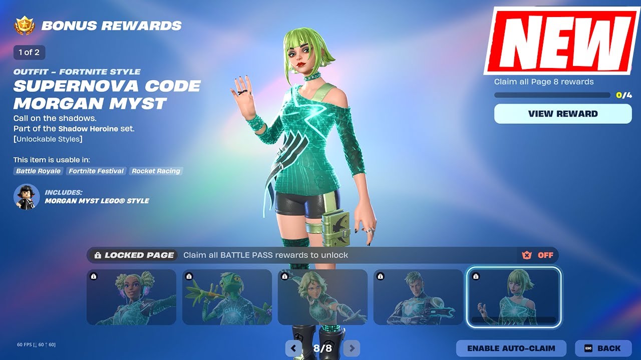 Fortnite SUPER LEVEL Styles in Chapter 6 Season 3 (Bonus Rewards Pages ...