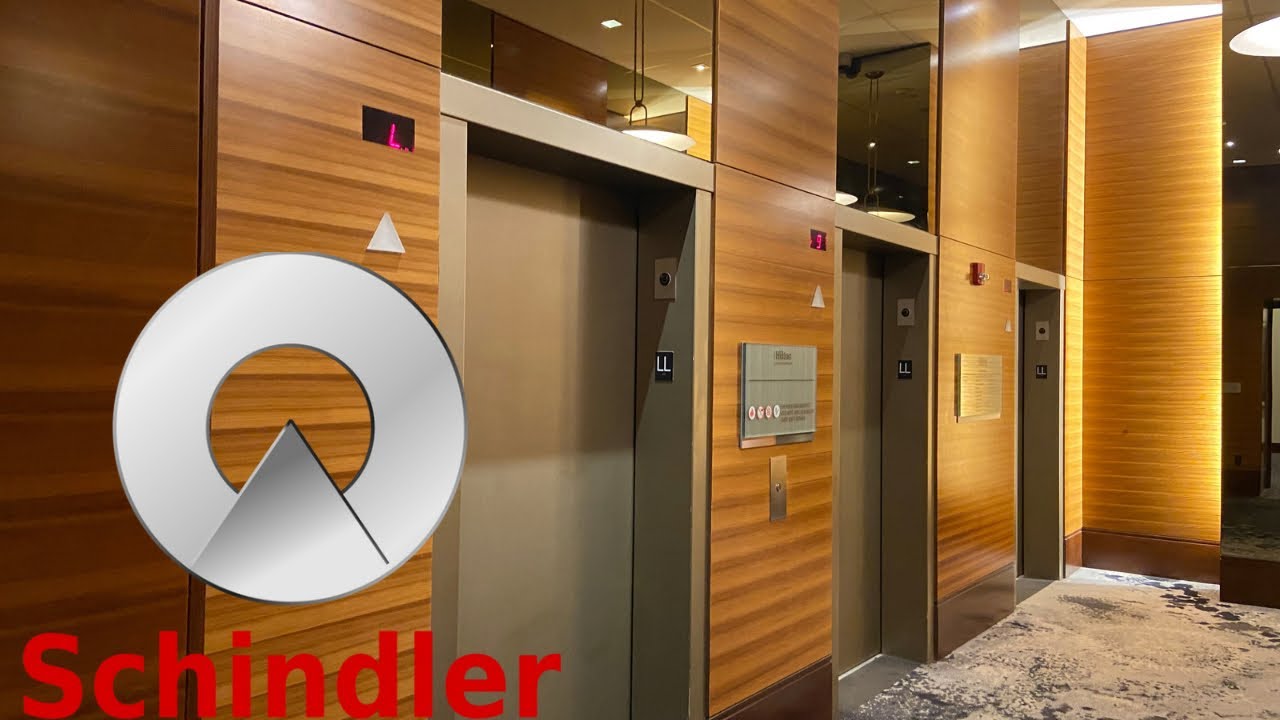 Custom Schindler 400A MRL Traction Elevators | Hilton Hotel | Columbus ...