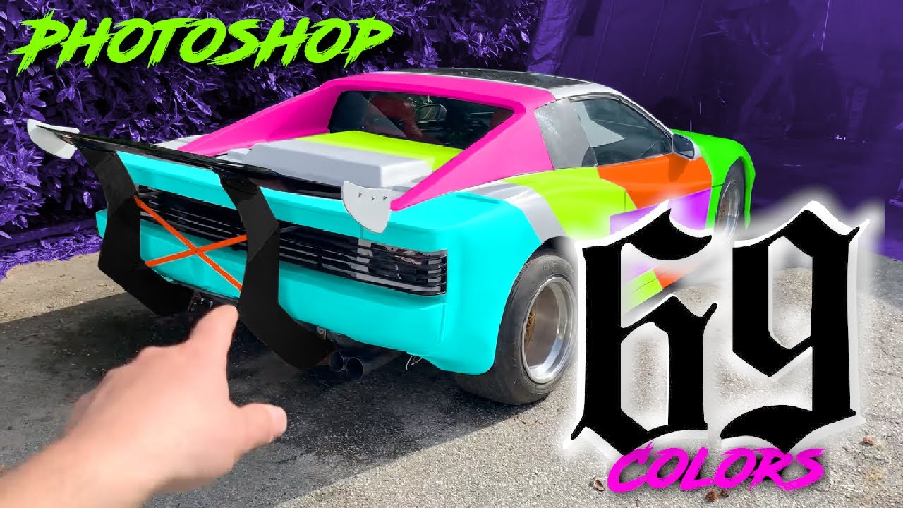 69 Colors to Change In Photoshop!(Ferrari Kitcar Re-Build Paint Options ...