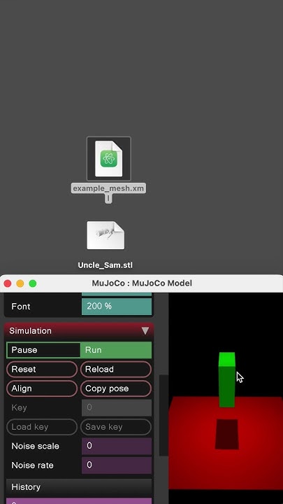 MuJoCoPy326: Adding a mesh to an XML file - YouTube