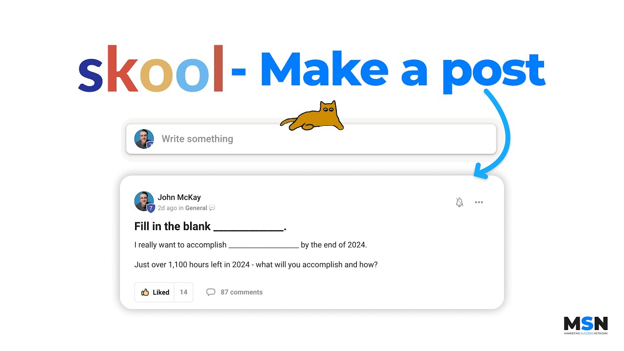 Skool 101 | How to make a good post in Skool community - YouTube