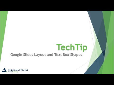 TechTip Tuesday Dec 17 Google Slides Layout and Text Boxes - YouTube