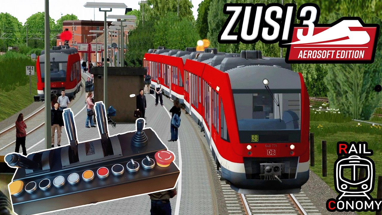 Viele Langsamfahrstellen auf der Regionalbahn Büchen - Lüneburg / Zusi ...