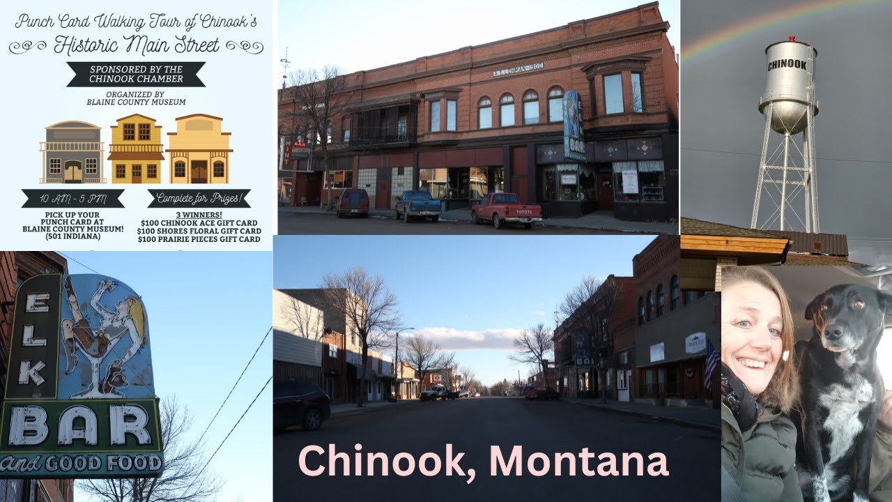 Walking Tour of Chinook's Historic Main Street in Chinook, Montana ...