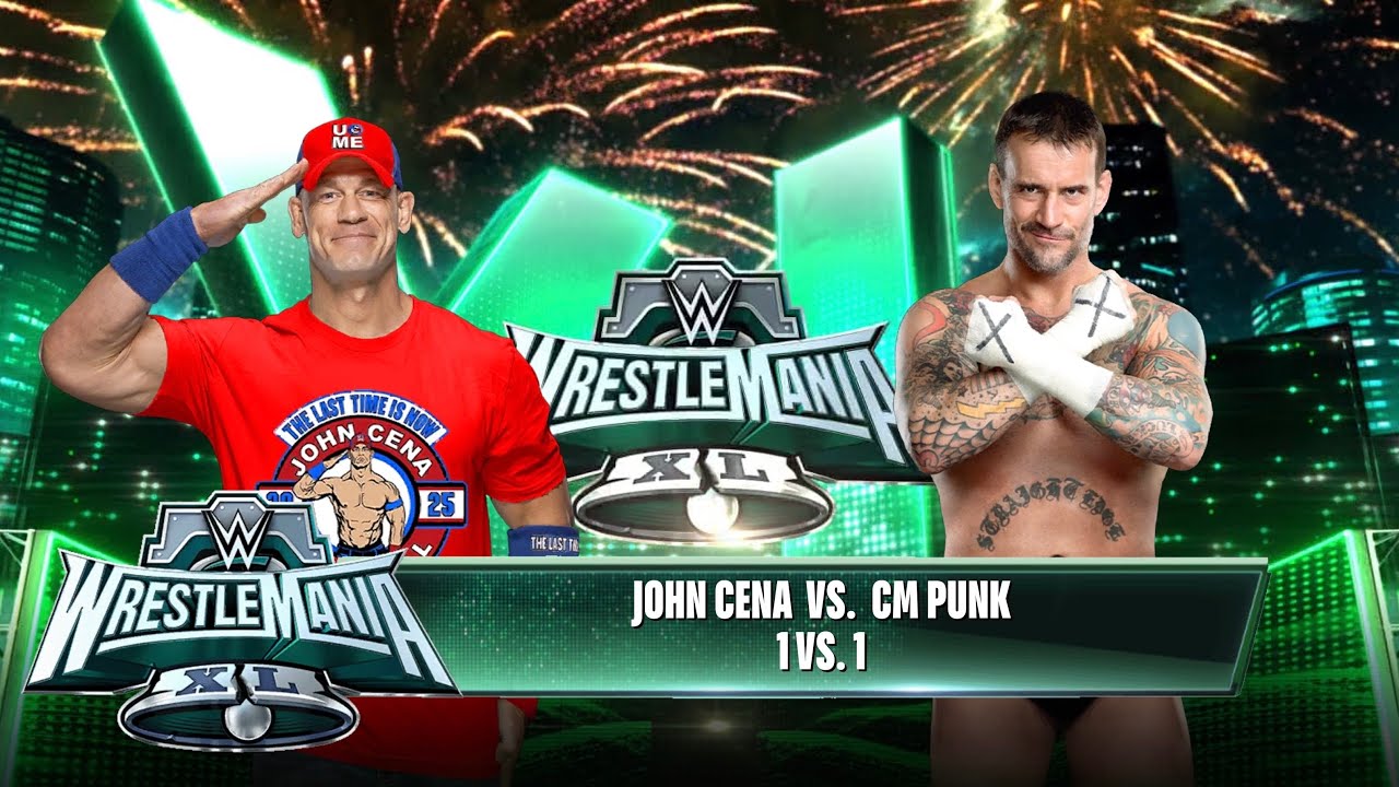 JOHN CENA VS CM PUNK - YouTube