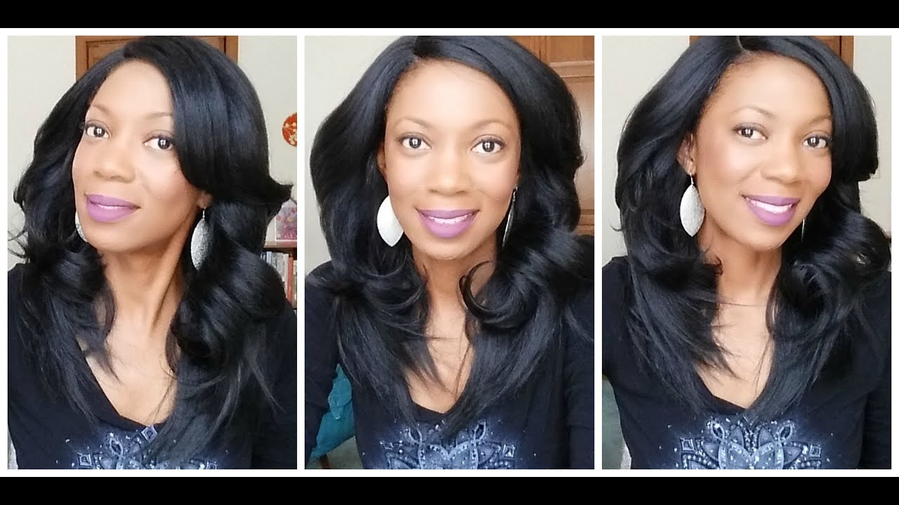 Gorgeous and Dramatic Hair! Freetress Equal Riley 1B - YouTube