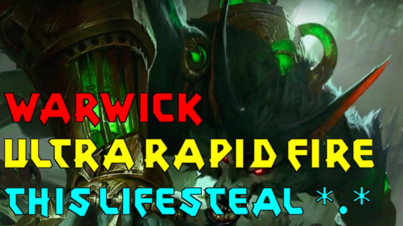 League of Legends URF - WARWICK ( ͡° ͜ʖ ͡°) - YouTube