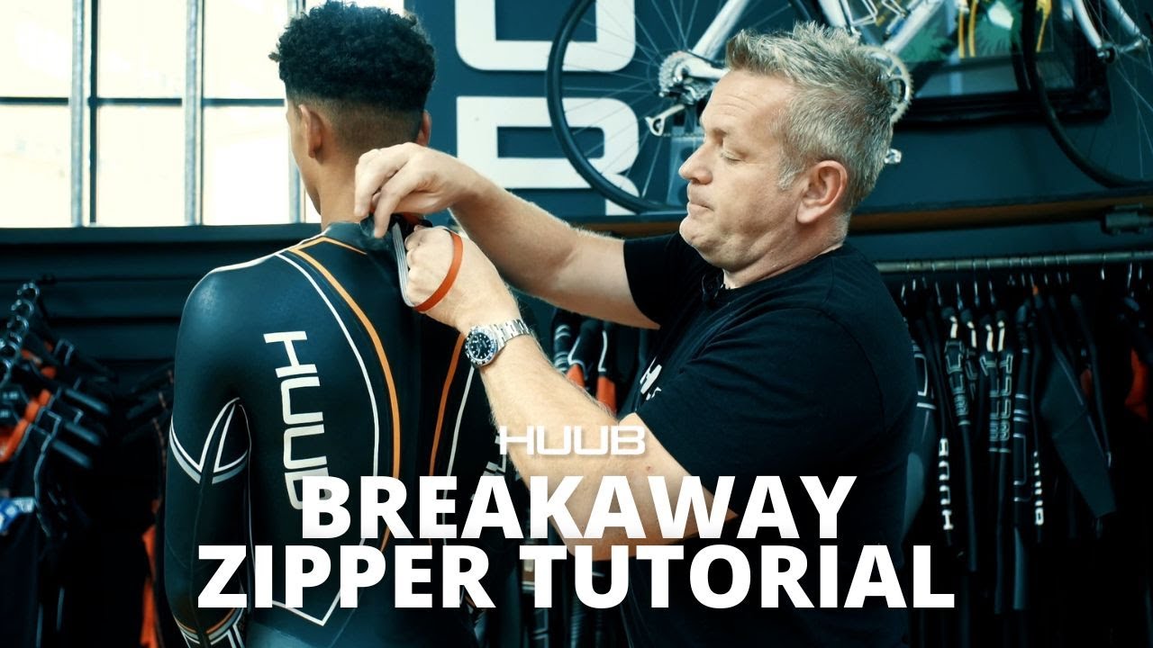 HUUB Breakaway Zipper Tutorial | ProSwimwear - YouTube