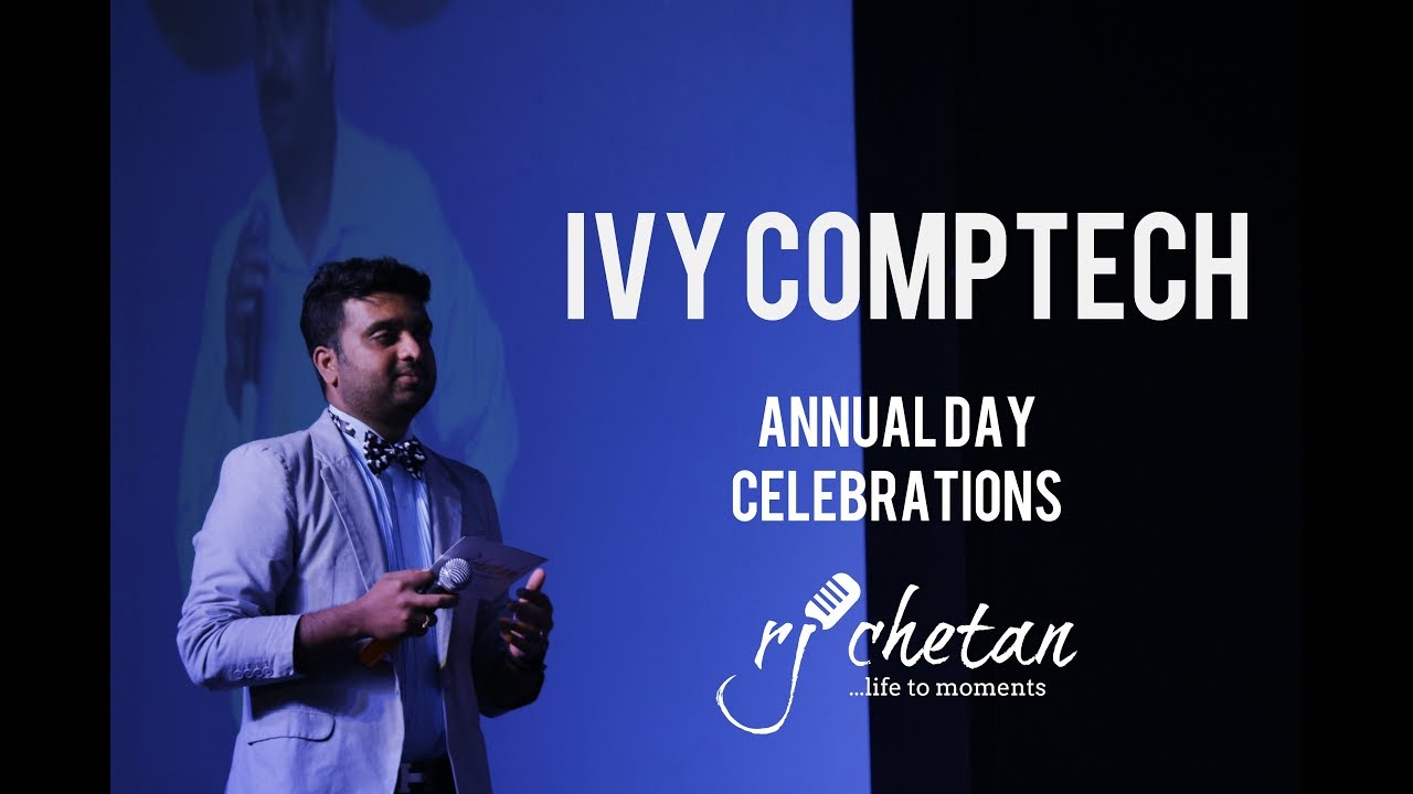 Corporate Event Emcee Anchor MC | RJ Chetan | Ivy Comptech | Moksh ...