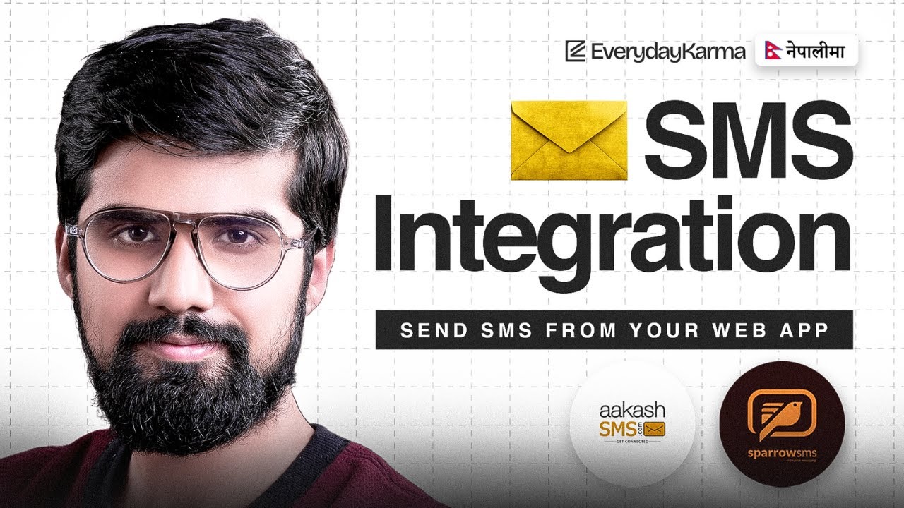 SMS Integration on Web App , in Nepali | EverydayKarma - YouTube