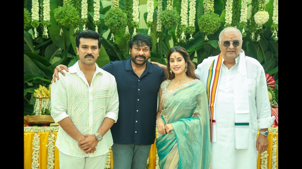 #RC16 Pooja Ceremony | Ram Charan | Janhvi Kapoor | Buchi Babu Sana ...