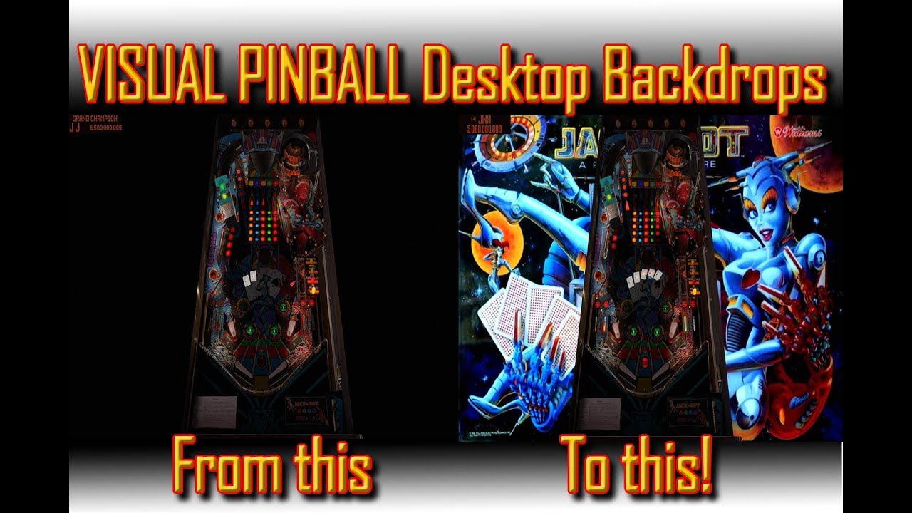 Add Backdrop to Visual Pinball on Desktop - YouTube