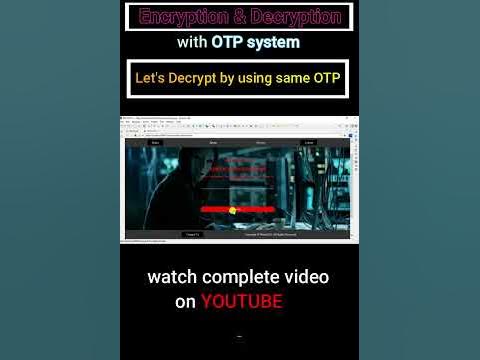 #Shorts Encryption and Decryption with OTP system using Java | Java ...