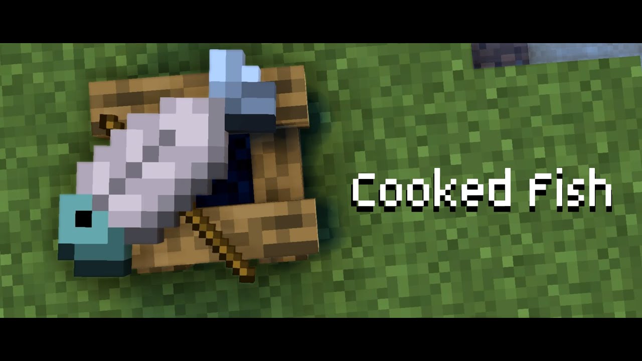 Cooked Fish | Minecraft Cooking Animation - YouTube