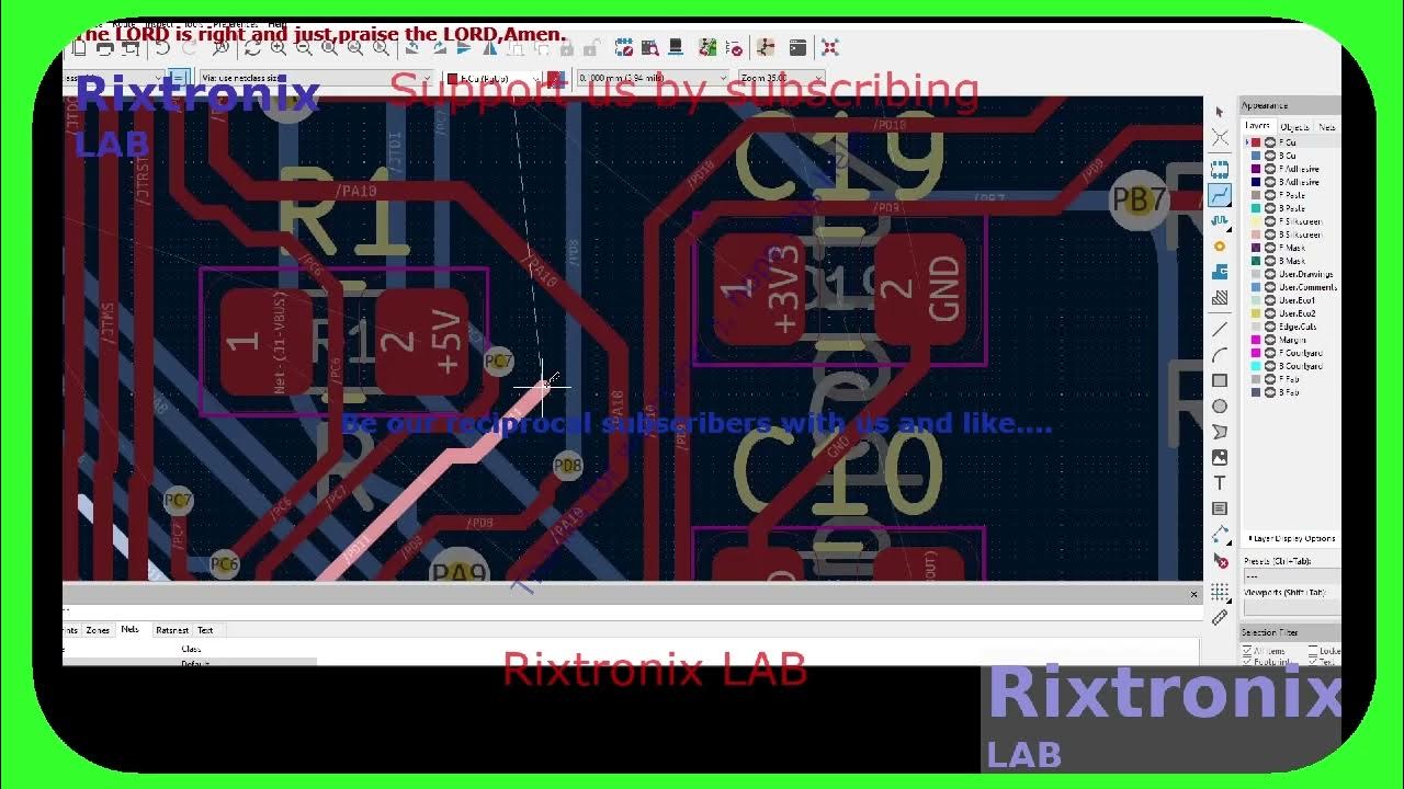 How2 Build STM32F103 PA2 PCB Kicad KM509 - YouTube