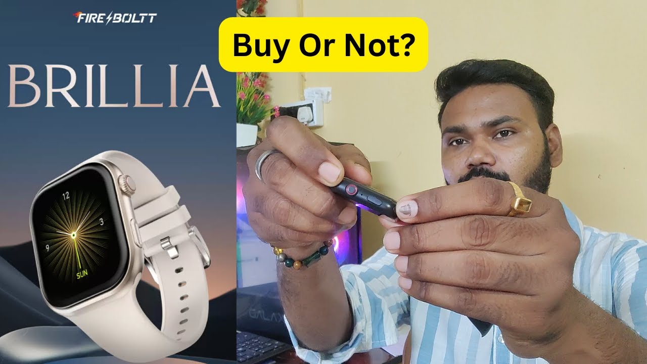 Fire Boltt Brillia Smartwatch Review || Fire Boltt Brillia Unboxing ...
