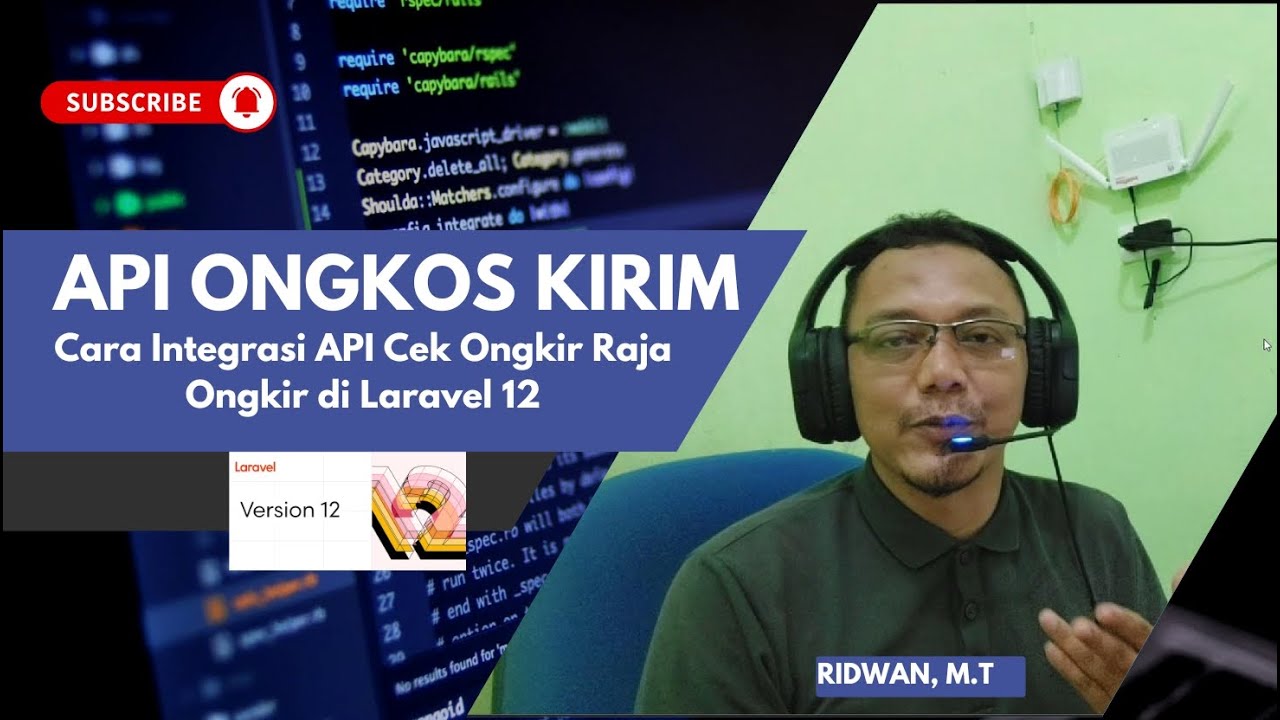 (part 14) Cara Integrasi API Cek Ongkir RajaOngkir di Laravel 12, step by step - YouTube