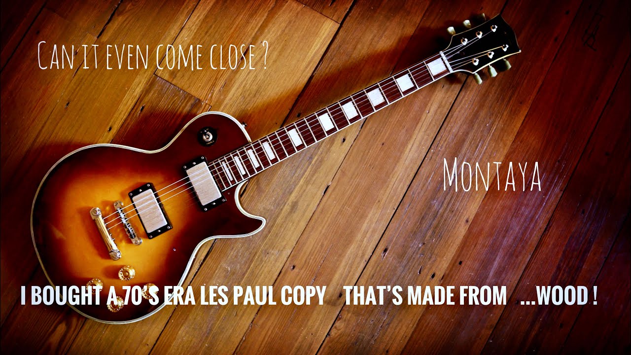 I bought a 70’s era Les Paul copy made from … - YouTube