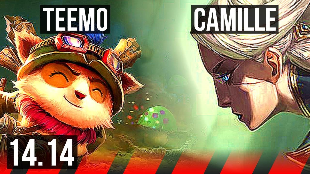 TEEMO vs CAMILLE (TOP) | 8/1/7, Rank 6 Teemo | VN Master | 14.14 - YouTube