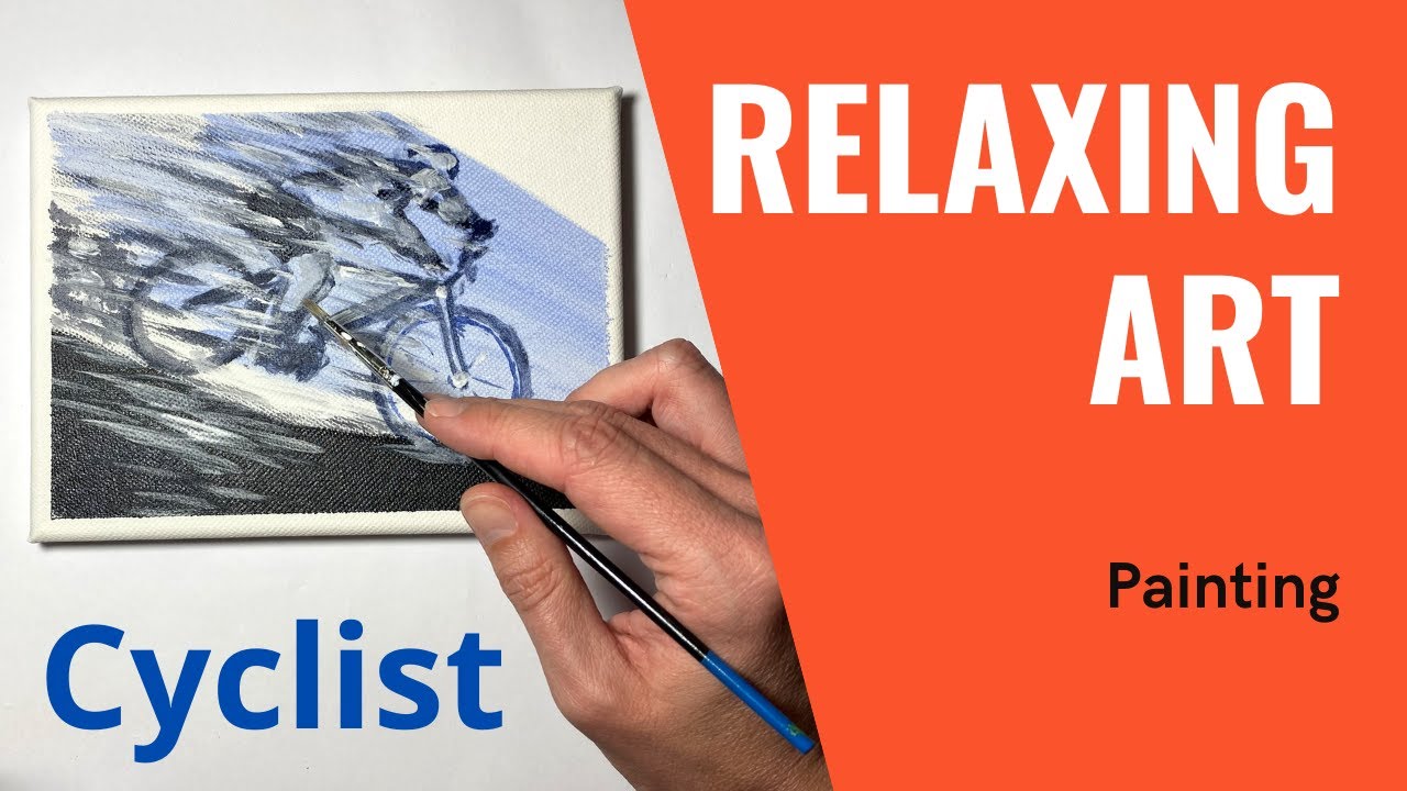 How to draw cyclist - YouTube