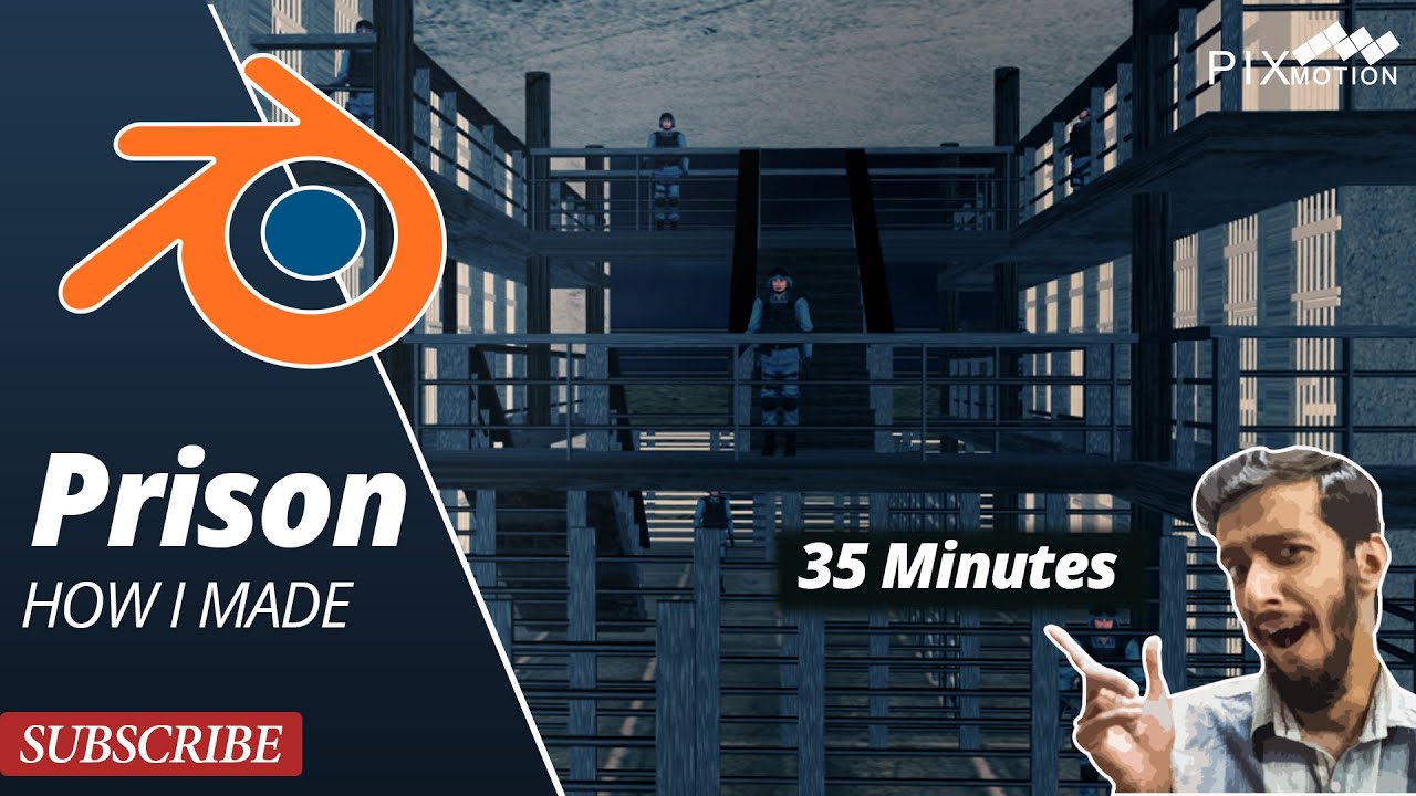 Prison 3D Model in 35 Minutes | Blender 2.82 - YouTube