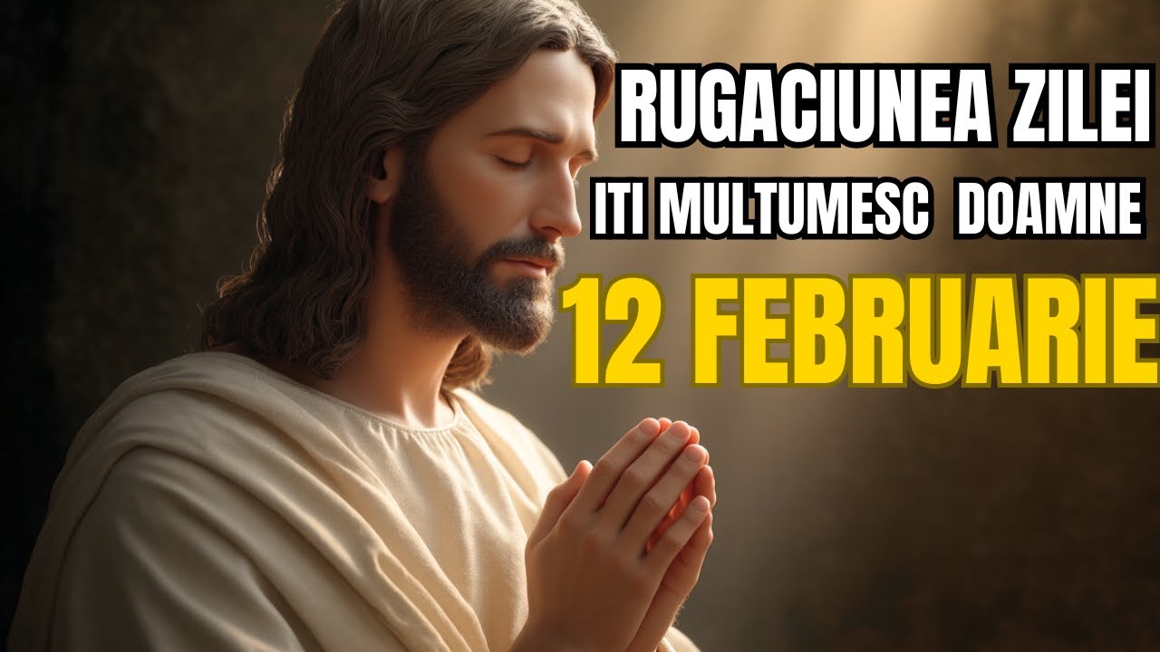 RUGĂCIUNEA ZILEI | MULȚUMESC, DOAMNE, PENTRU TOT CE ÎMI DAI - YouTube