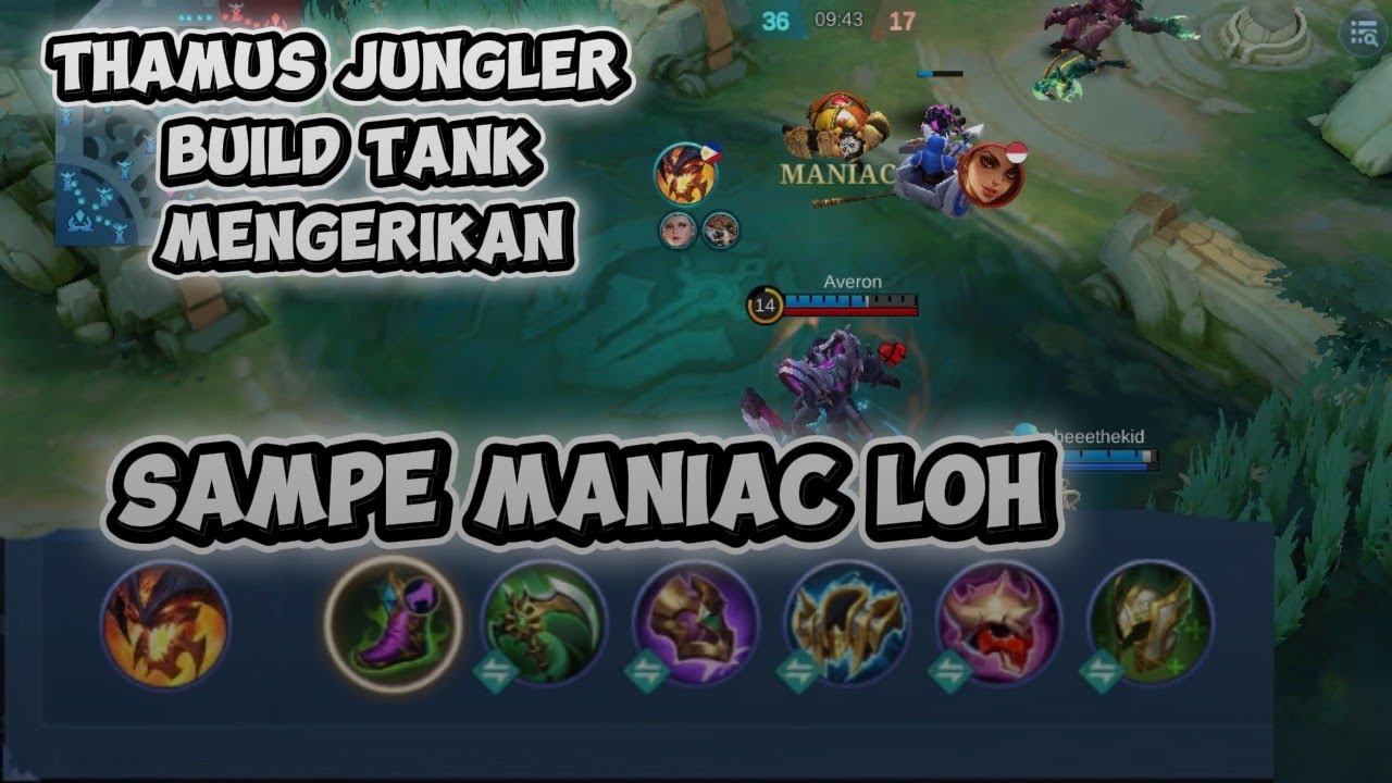 Gameplay thamus jungler mengerikan. - YouTube