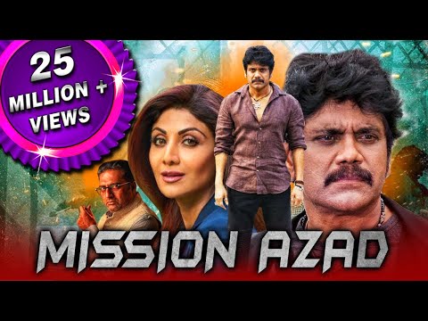 Mission Azad (Azad) Telugu Hindi Dubbed Movie | Nagarjuna, Shilpa Shetty, Soundarya
