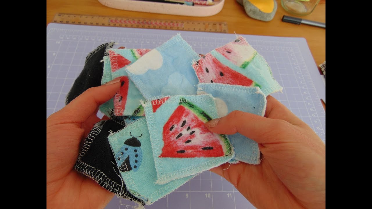 DIY Zero Waste Face Wipes//SomethingToDo - YouTube