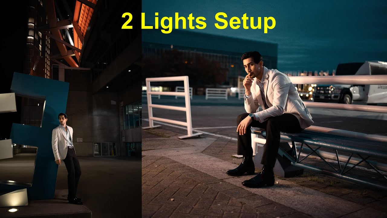 Portrait Lighting using 2 lights setup - YouTube